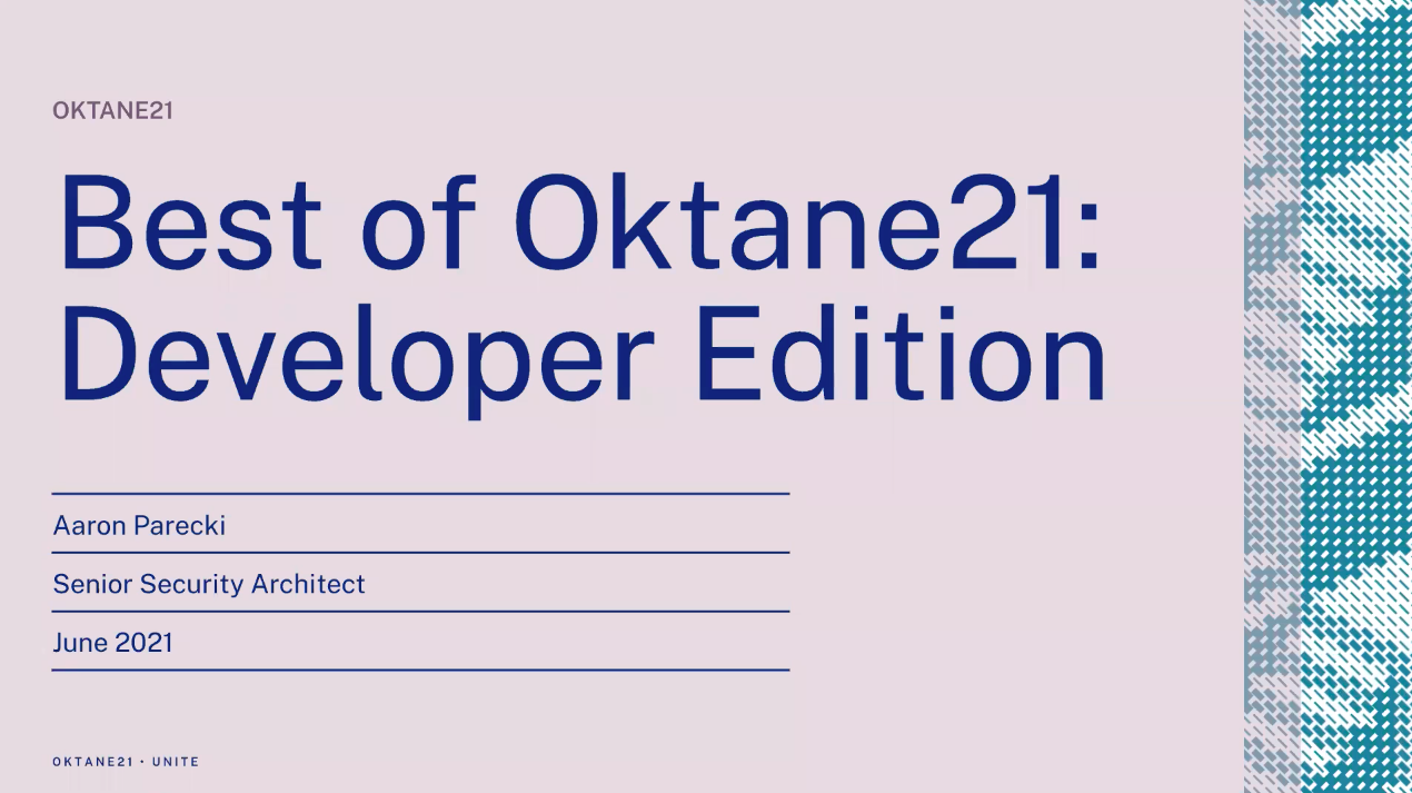 Best of Oktane21: Developer Edition